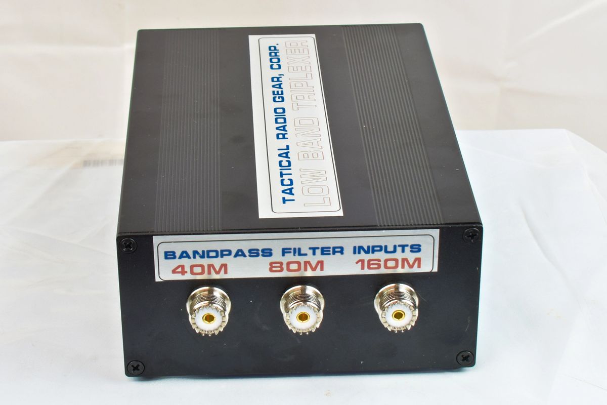 LOW BAND TRIPLEXER & BPF-200W FILTER PACK FOR: 160M/80M/40M