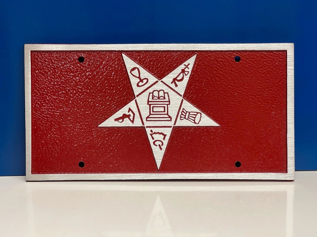 Eastern Star License Plate