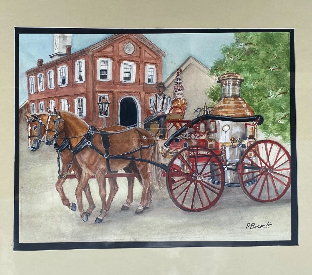 "Answering the Call" Painting