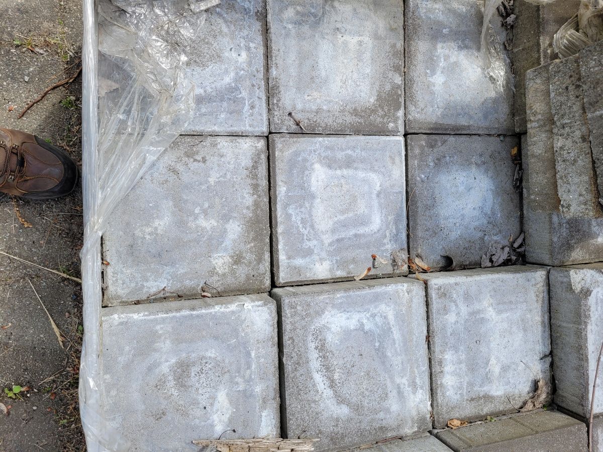 Double Standard paving stone 9 in x 9 in. Clearance