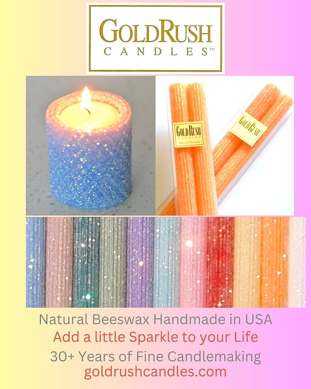 Gold Rush Candles - online