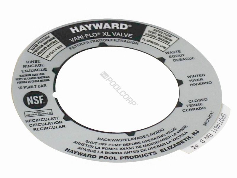 Multiport Valve Label