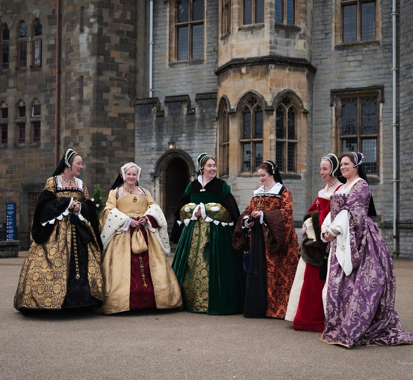 Tudor era historical costumers for Education and Entertainment