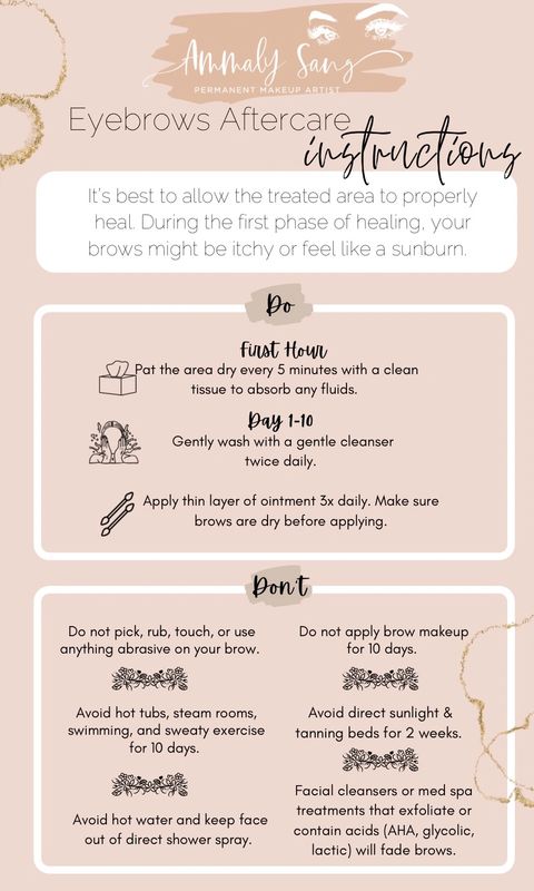 Aftercare Instructions For Permanent Makeup | Makeupview.co
