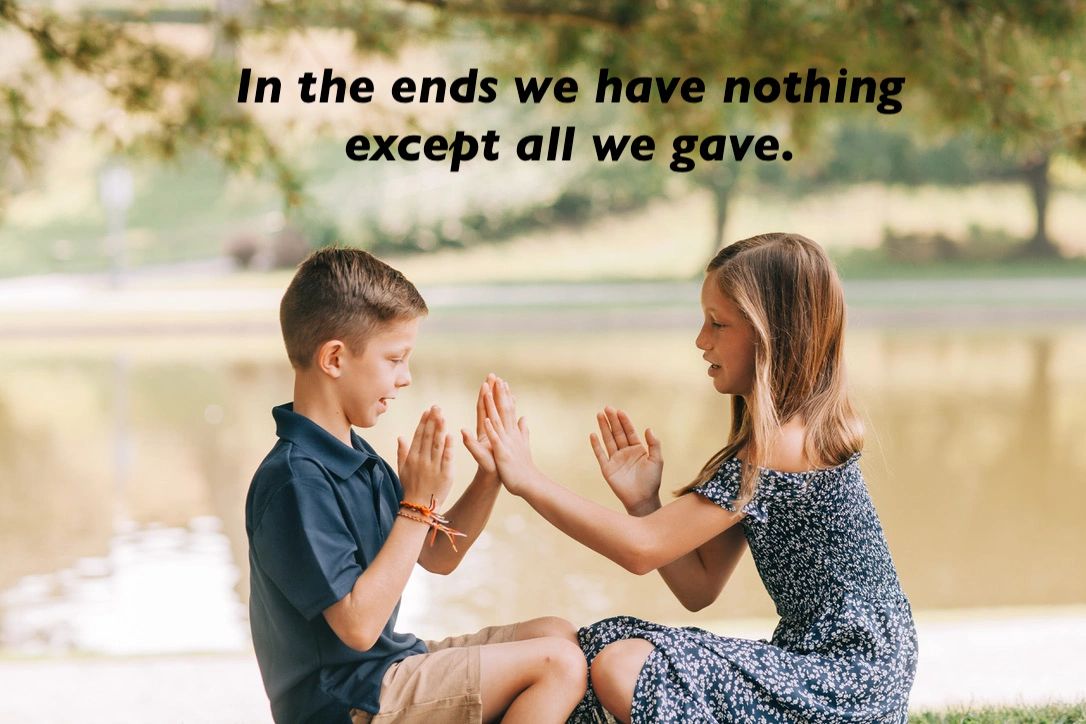 Give More Than You Take