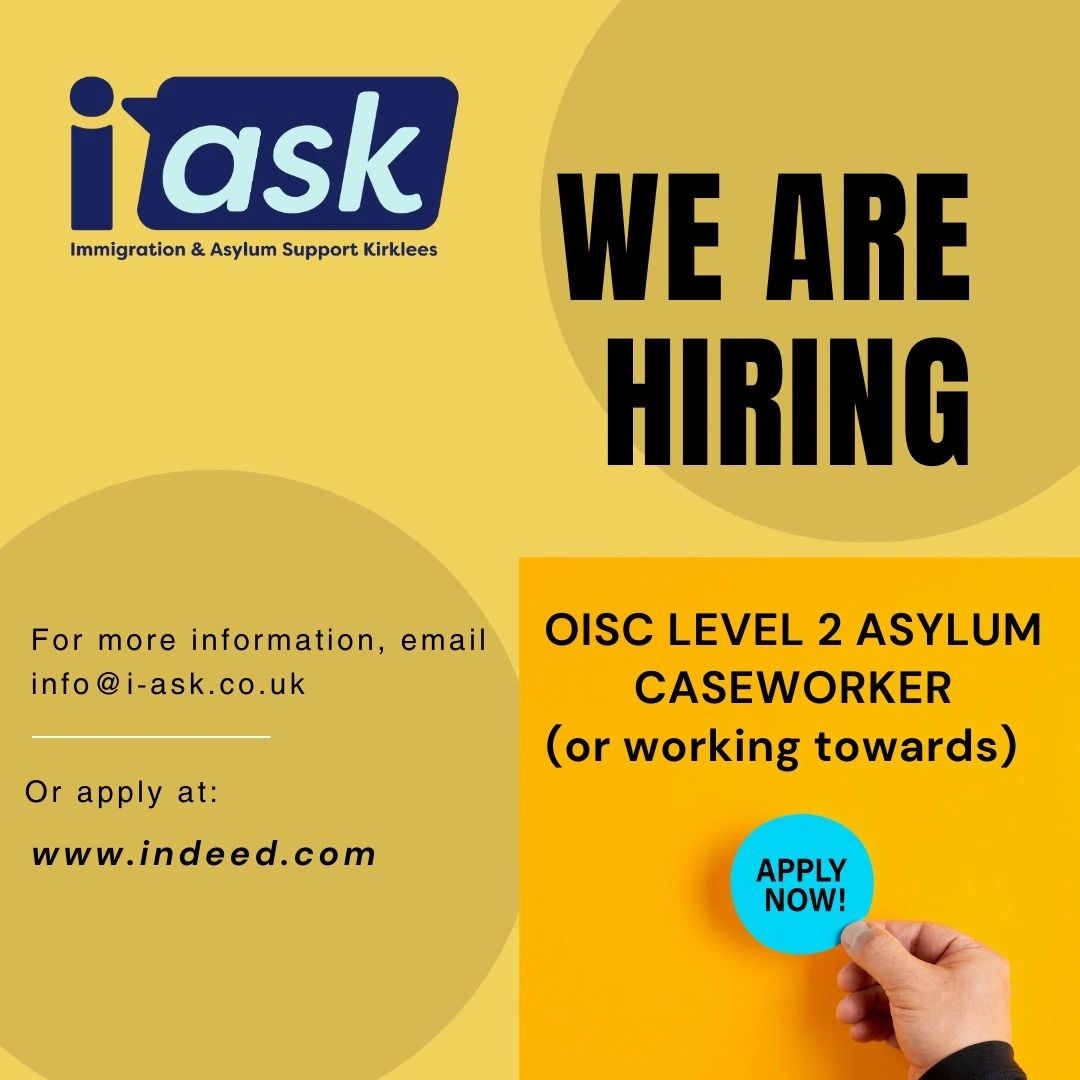 Job Opportunity: OISC Level 2 Asylum Caseworker