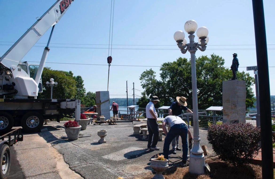 SCV Camp 1921 Adds Monuments to Confederate Armory Park.