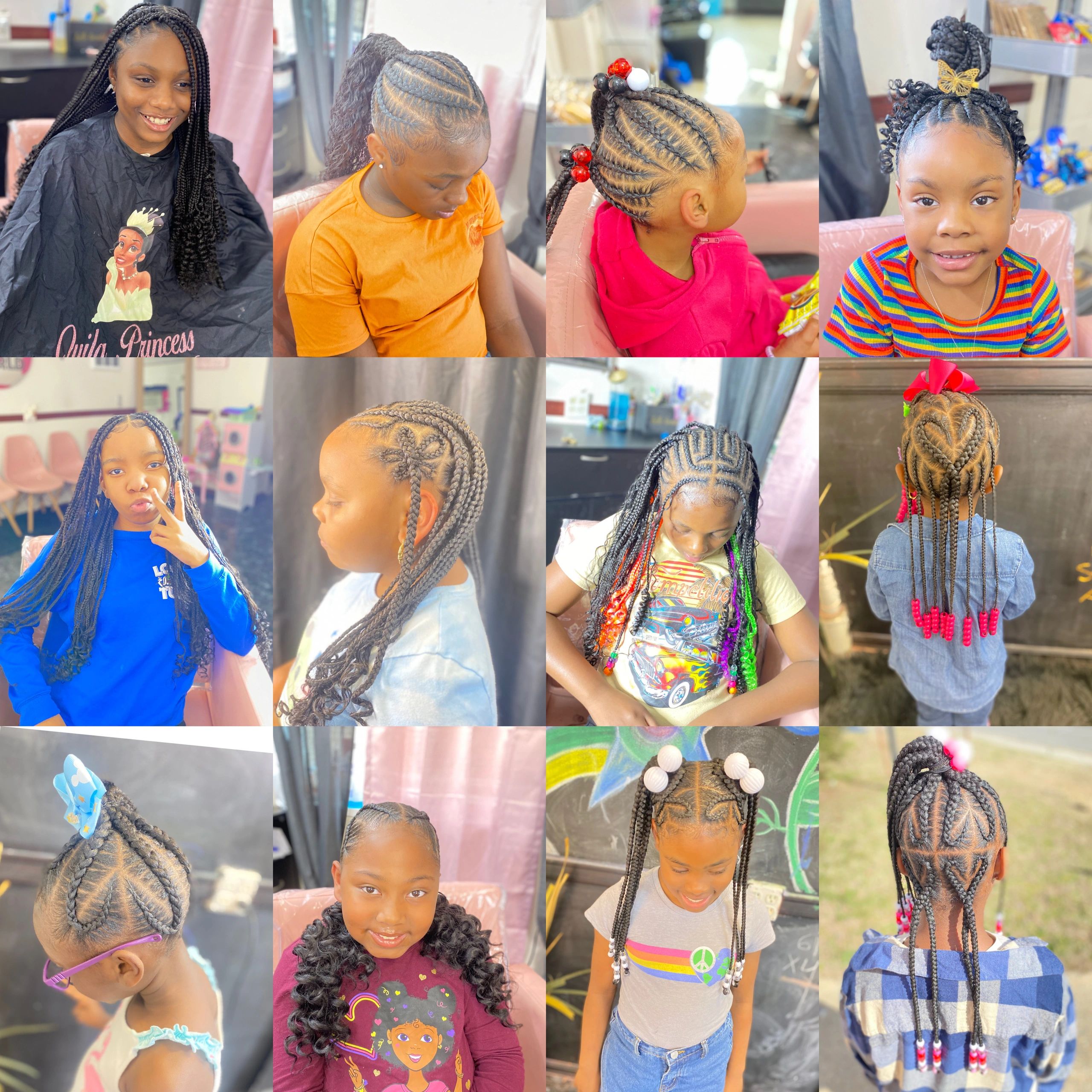 Princess Braids - Kids Hair, Kids Braids