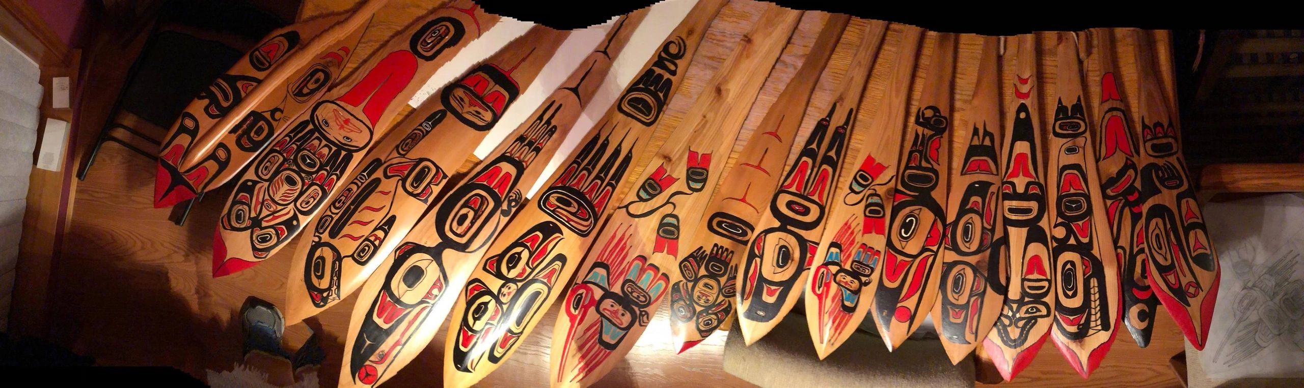 Haida Paddle Design Creations