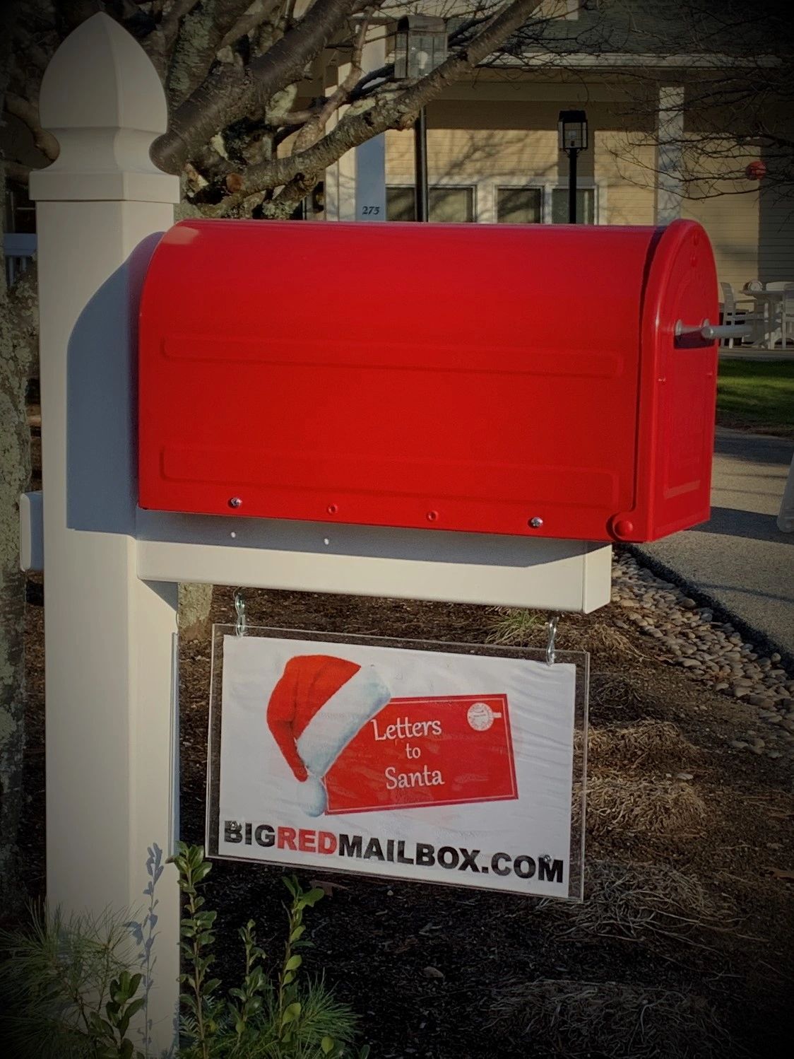Letters to Santa - Big Red Mailbox - Concord, Massachusetts