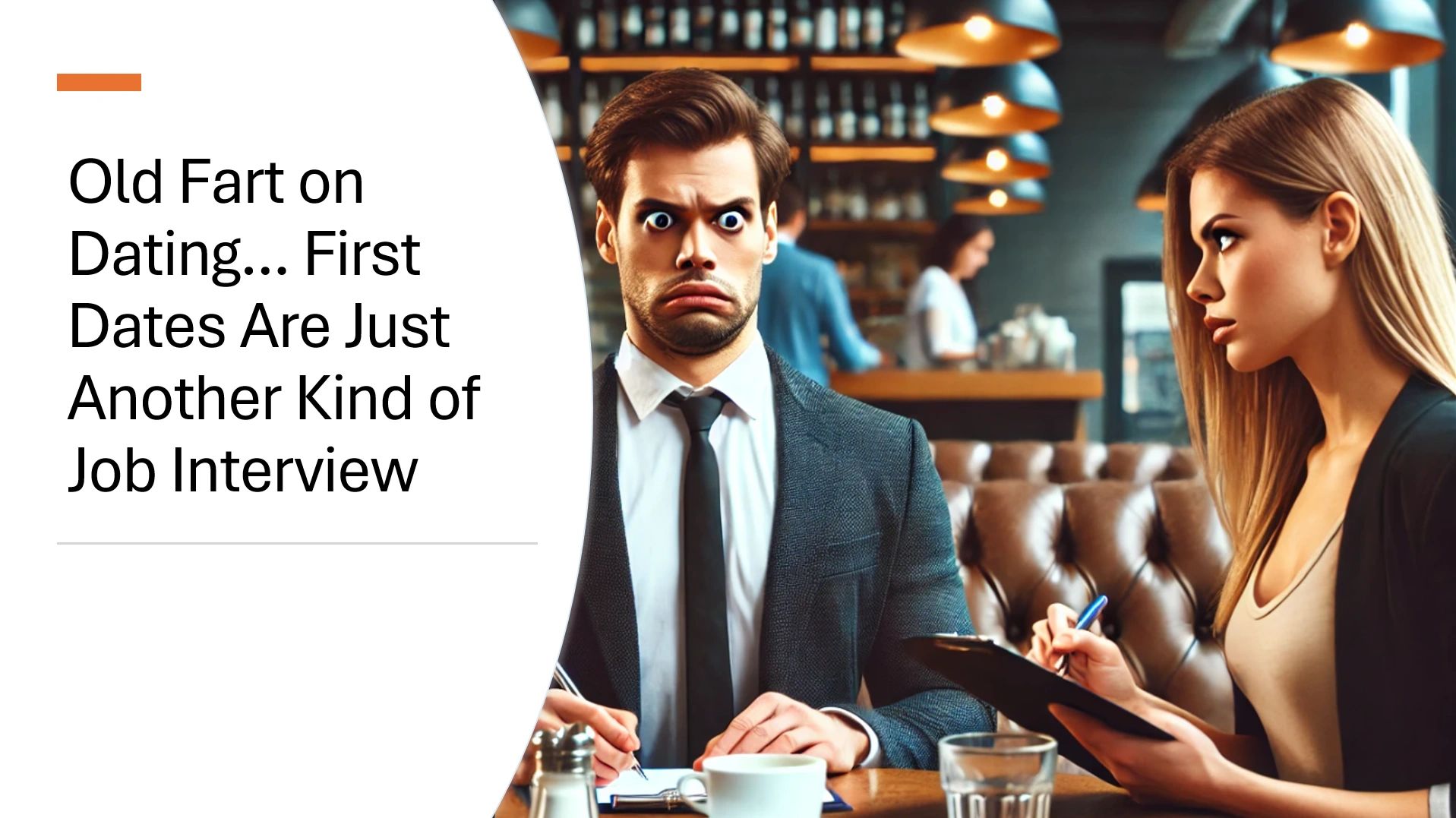 Old Fart on Dating... First Dates Are Just Another Job Interview