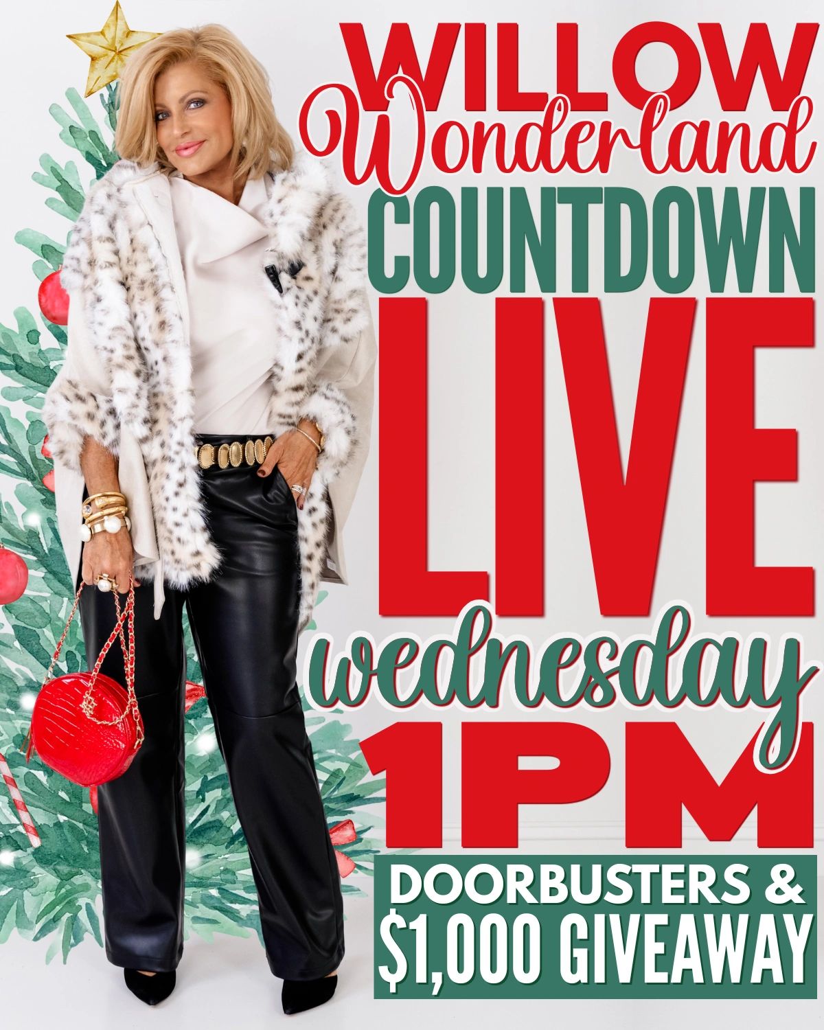 WILLOW WONDERLAND LIVE ️1PM TODAY! $1K GIVEAWAY + MORE! APP LINK⬇