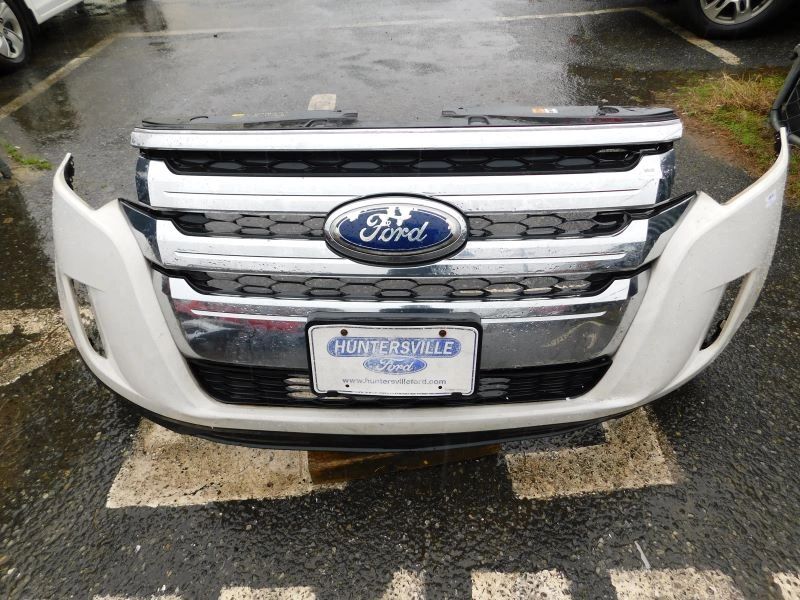 NO SHIPPING. 2011-2014 FORD EDGE FRONT BUMPER COVER GRILL 11-17 WHITE