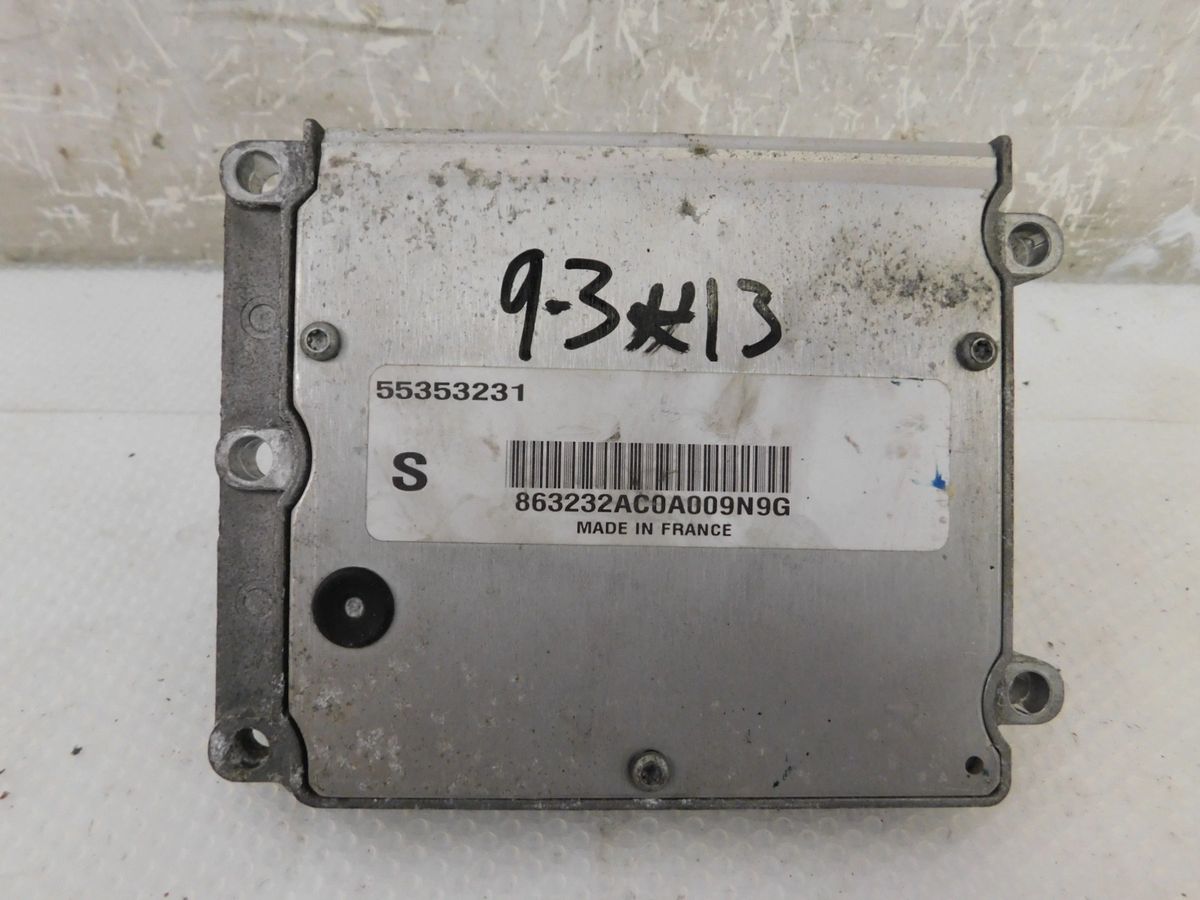 2003 2004 2005 2006 Saab 9-3 2.0 ECU ECM Engine Control Module 55353231 Used