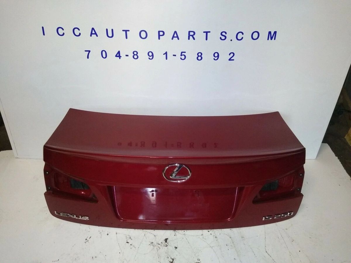 2006-2013 Lexus IS250 Trunk Lid Spoiler with rear view camera 06-13 3R1 ...