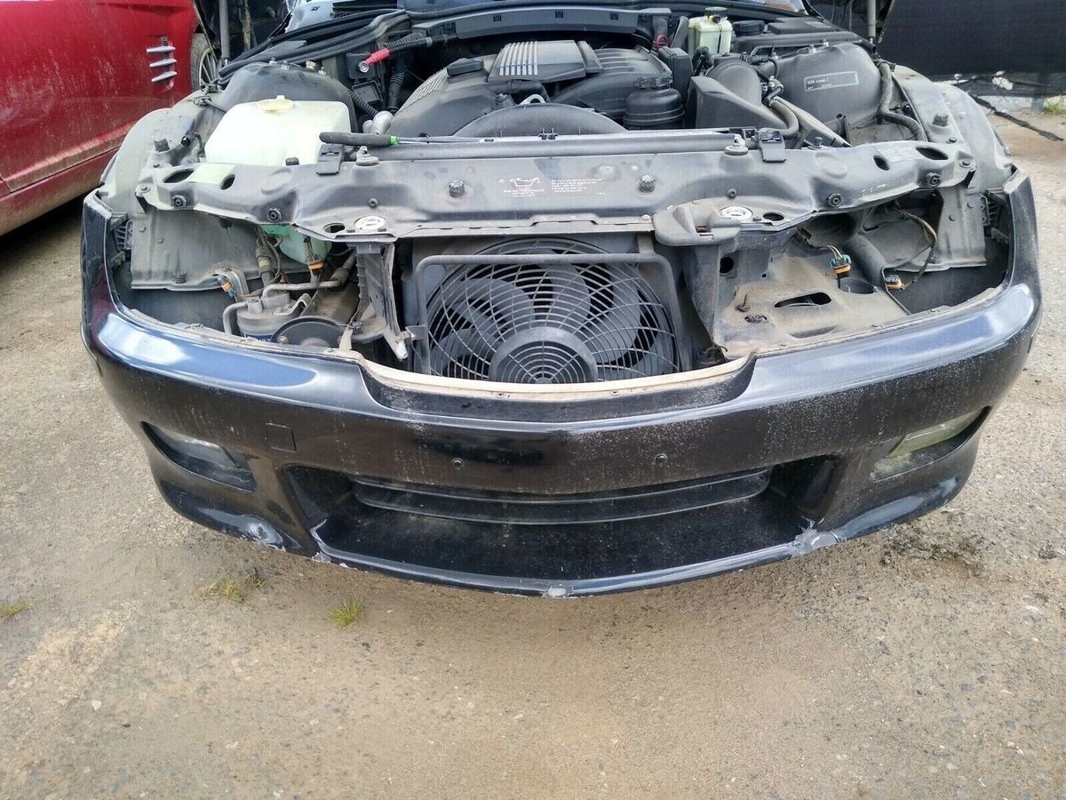2000-2002 BMW Z3 FRONT BUMPER COVER FOG LIGHTS IMPACT BAR 00-02 OEM