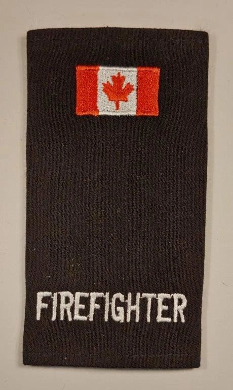 Firefighter Canada Flag Epaulette