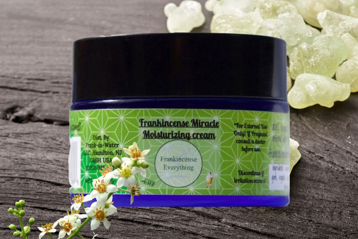 Frankincense Miracle Moisturizing Cream | 100% All-Natural Boswellia ...