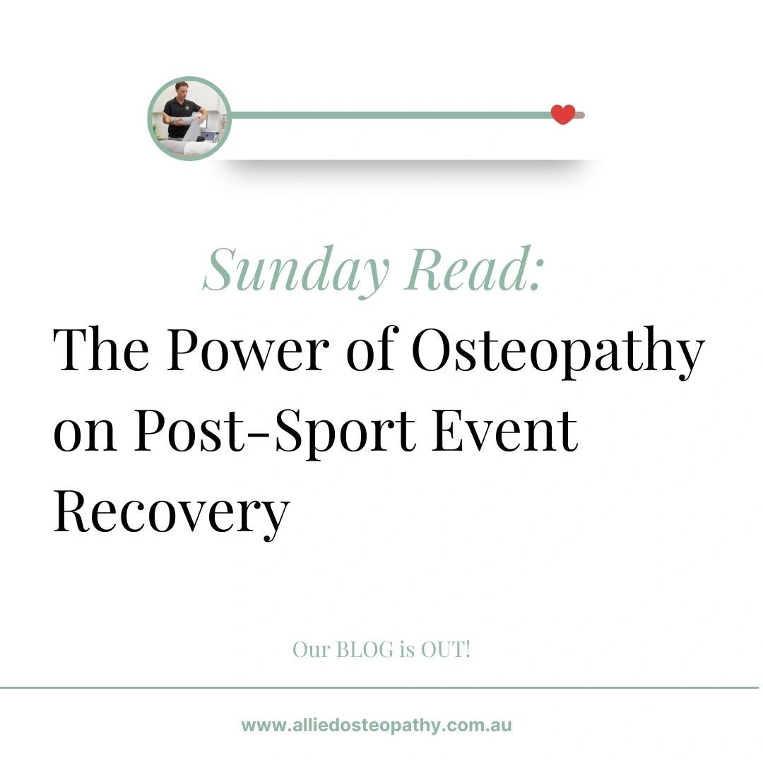 The Power of Osteopathy on Post-Sport Event Recovery