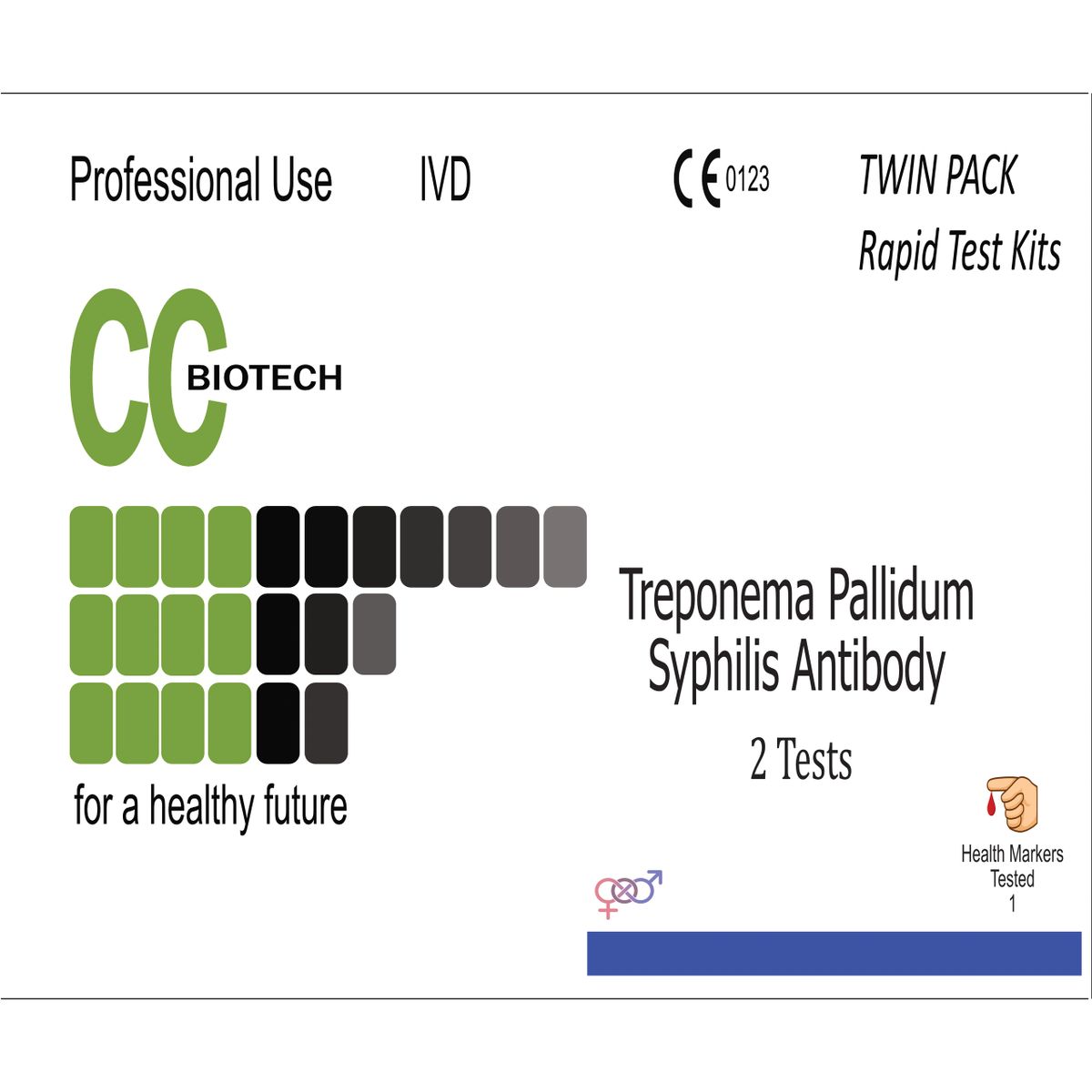 Syphilis test kit.