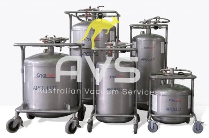 Vacuum insulated Liquid nitrogen storage dewars