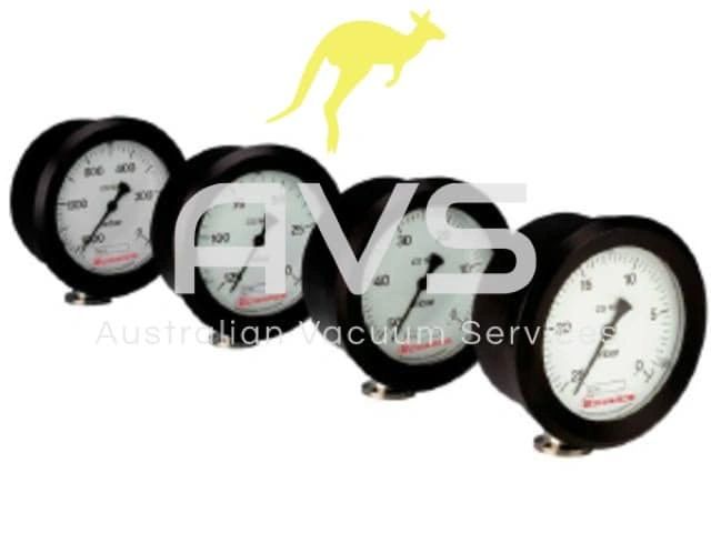 Barometric vacuum capsule dial gauges