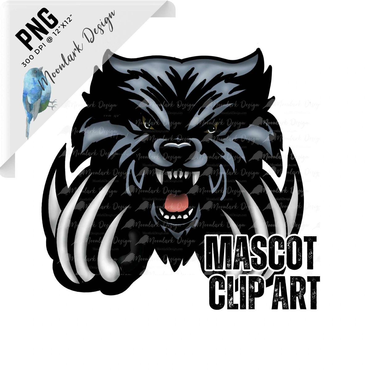 Wolverine Mascot Clip Art PNG school Spirit