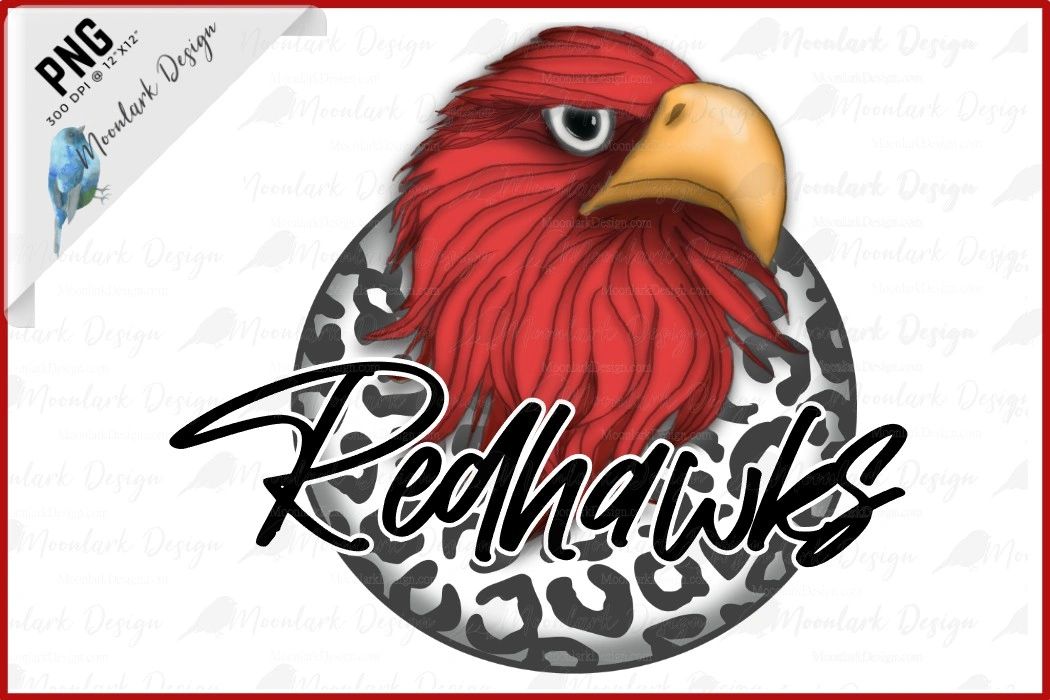 Redhawks Mascot Leopard Background PNG - School Spirit
