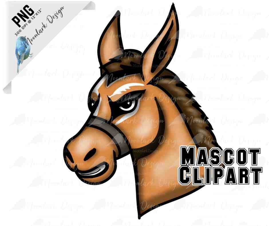 Mule Mascot PNG