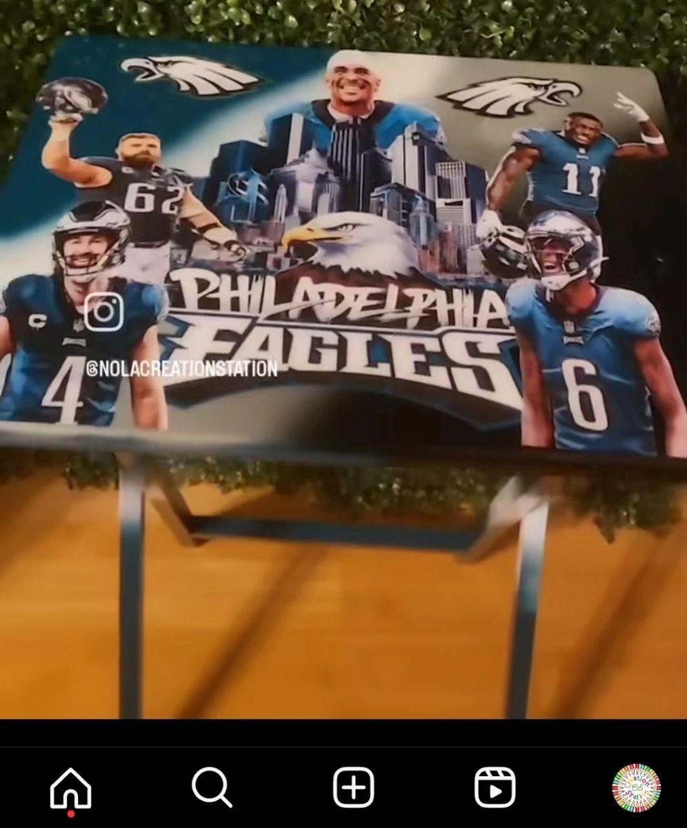 NFL Folding Table
