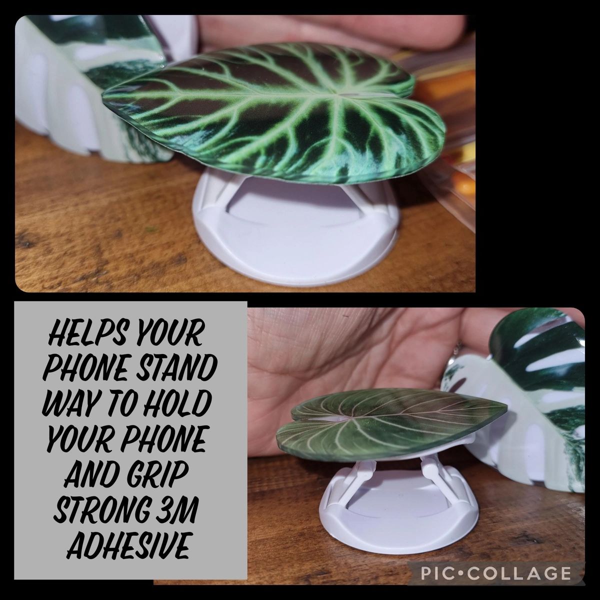 Leaf pop sockets