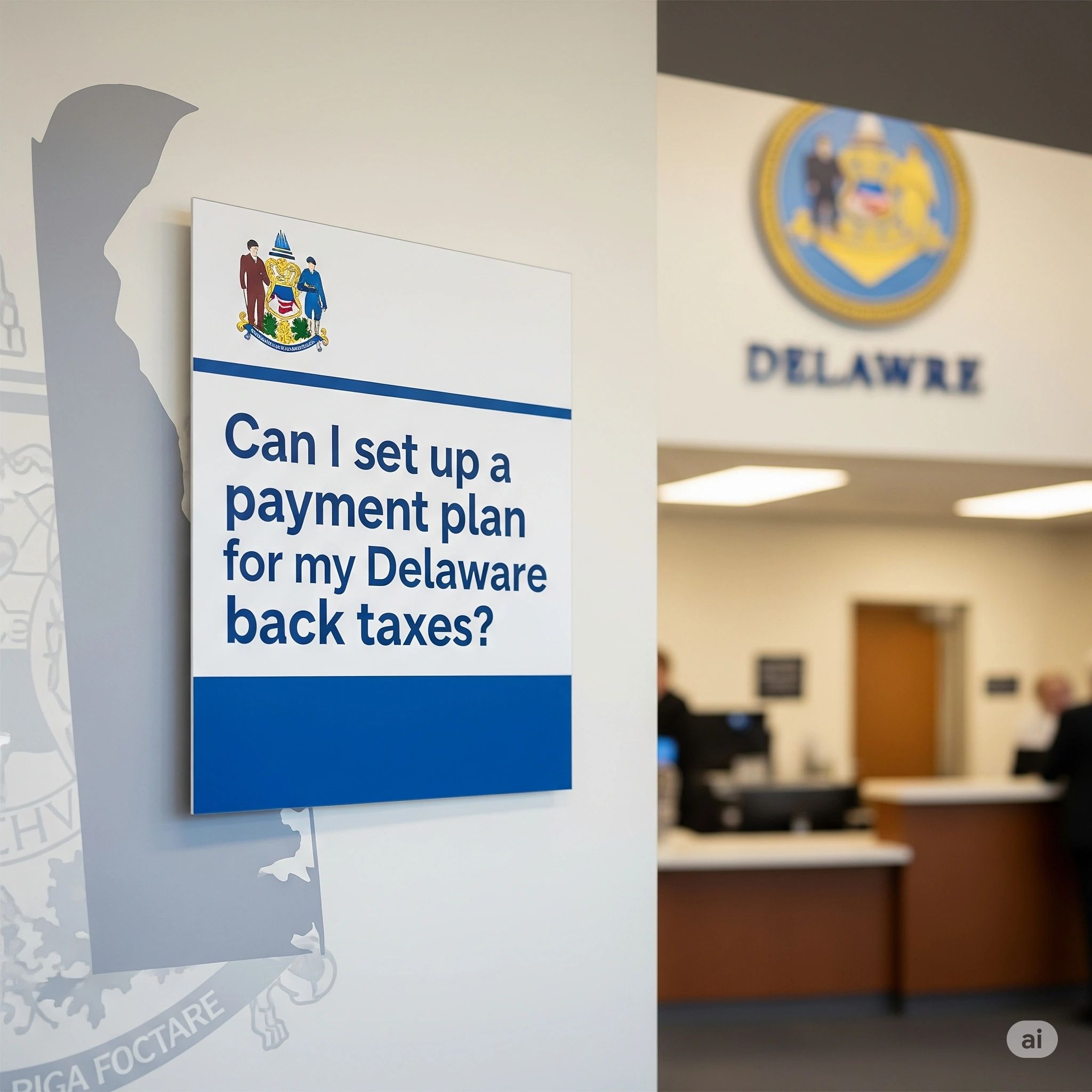 Can I set up a payment plan for my Delaware back taxes?