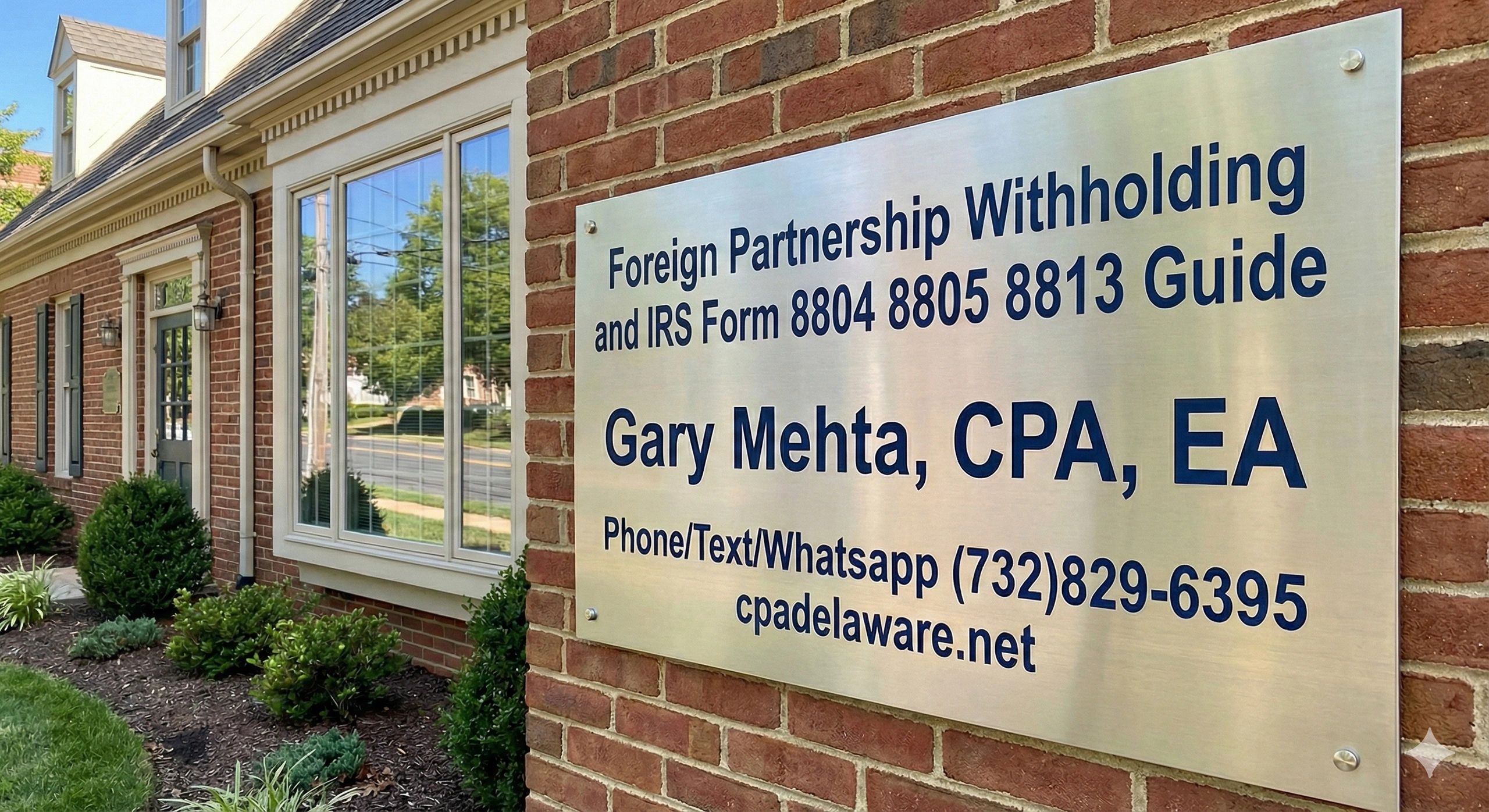 Foreign Partnership Withholding and IRS Form 8804 8805 8813 Guide