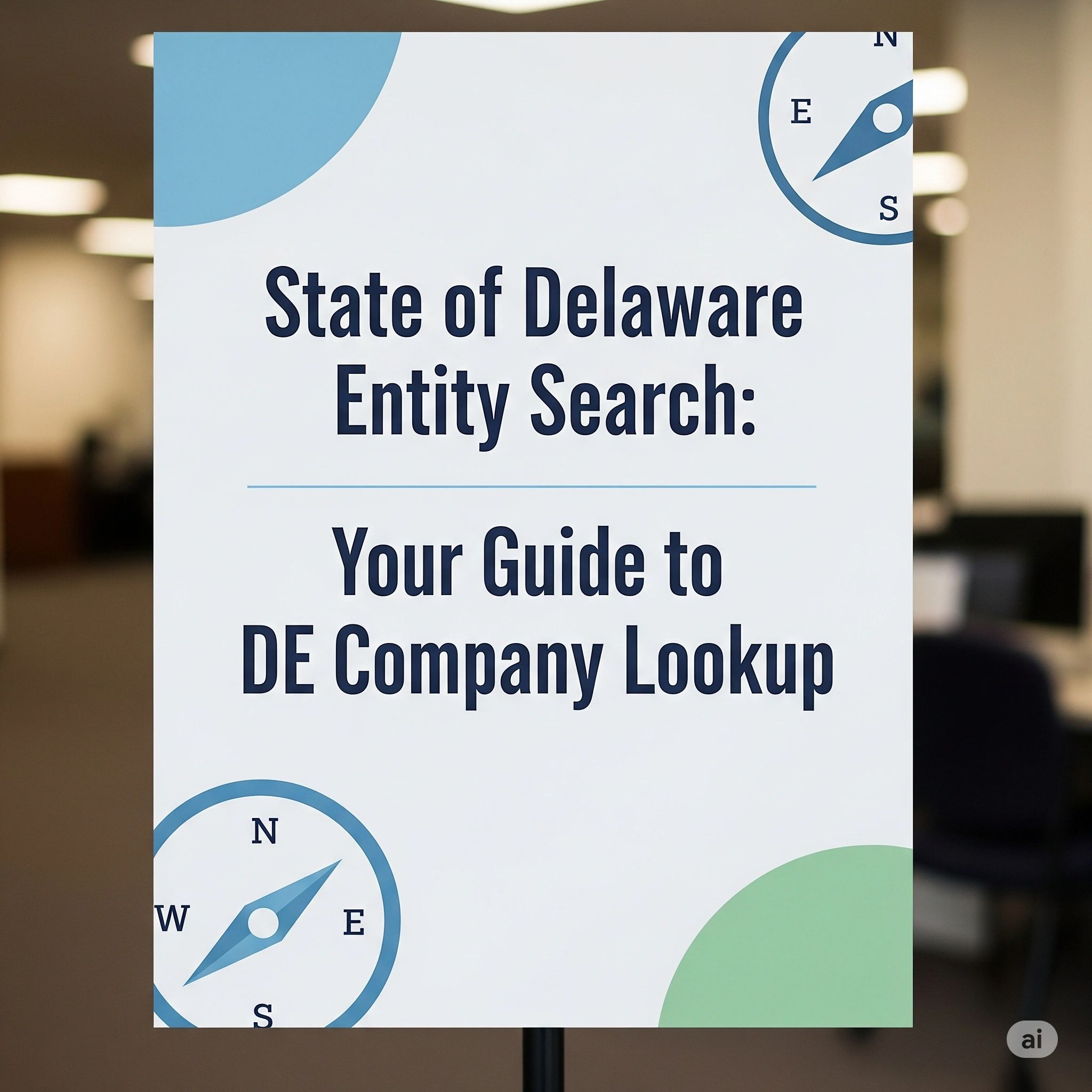 State of Delaware Entity Search: Your Guide to DE Company Lookup