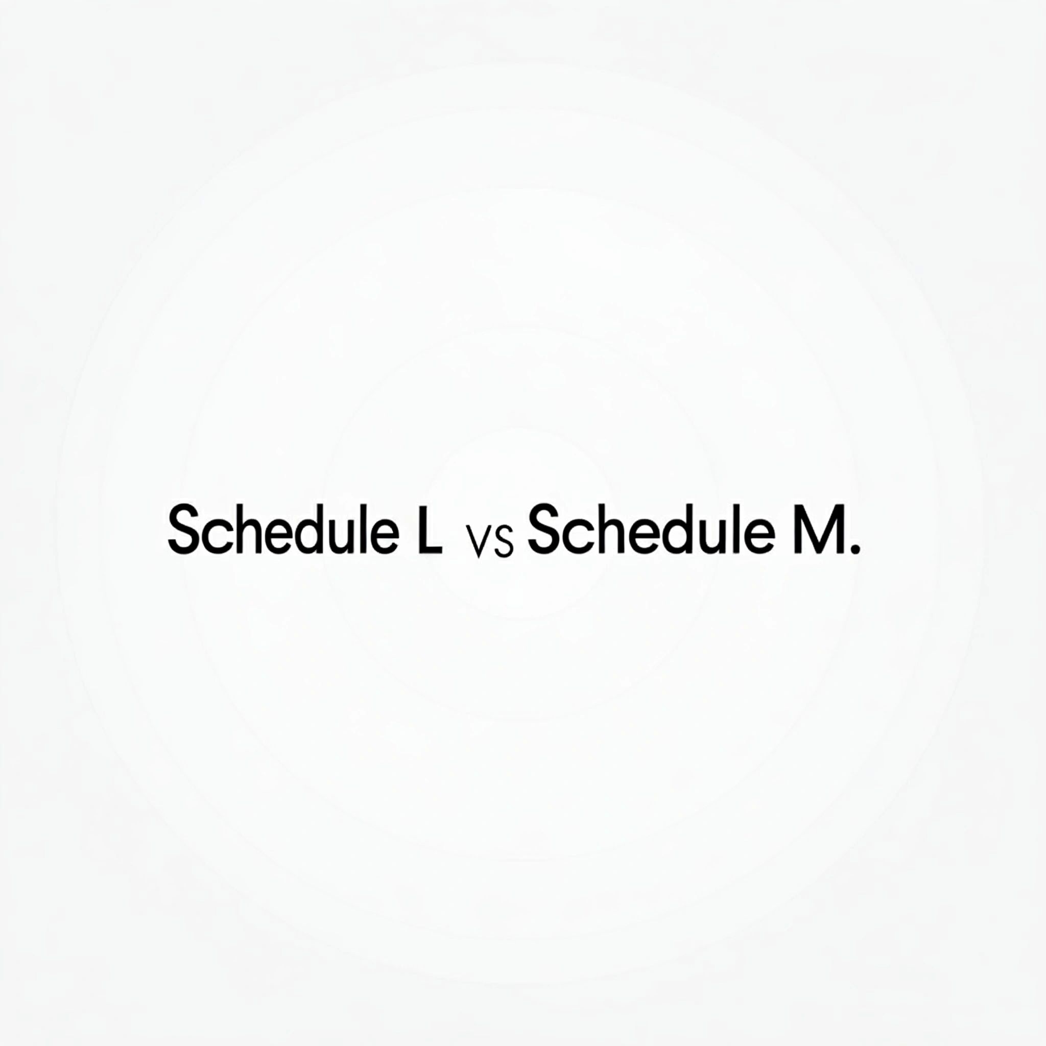 Schedule M-3 vs. Schedule L for Form 1120