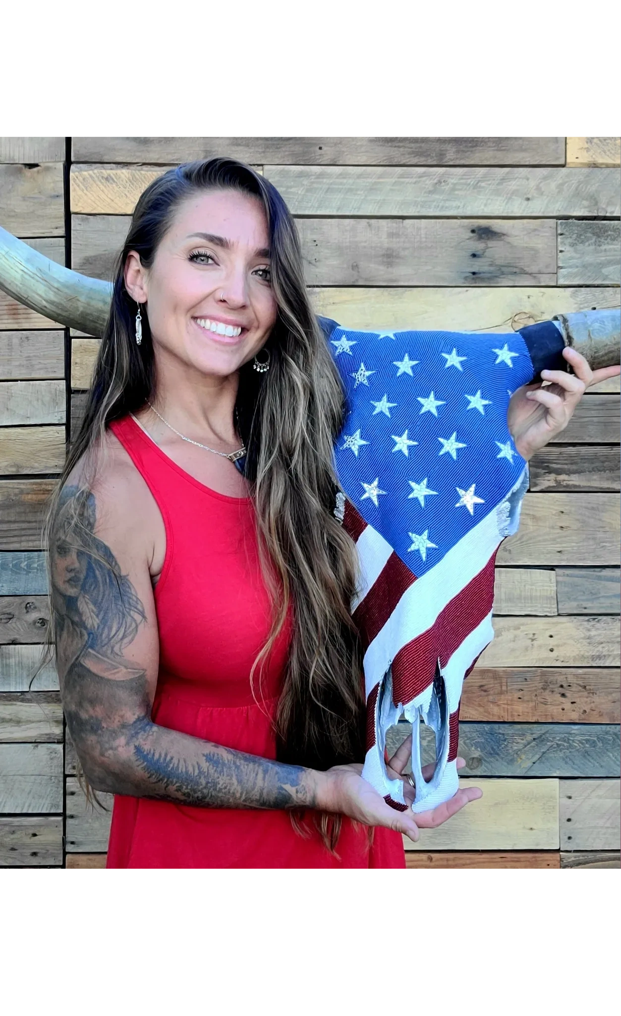 Unique Beaded Skull Decor for Outdoor Enthusiasts