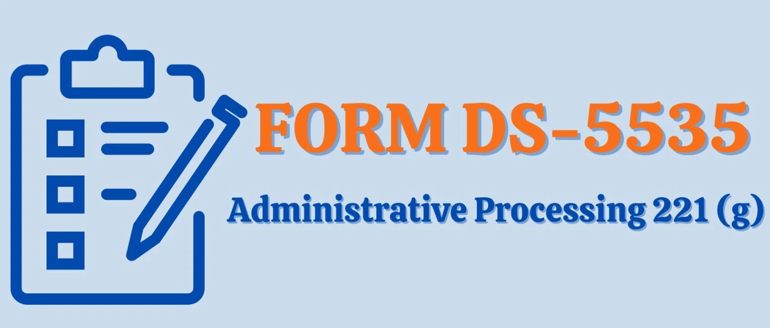 13 pages of reasons why Form DS-5535 is bad