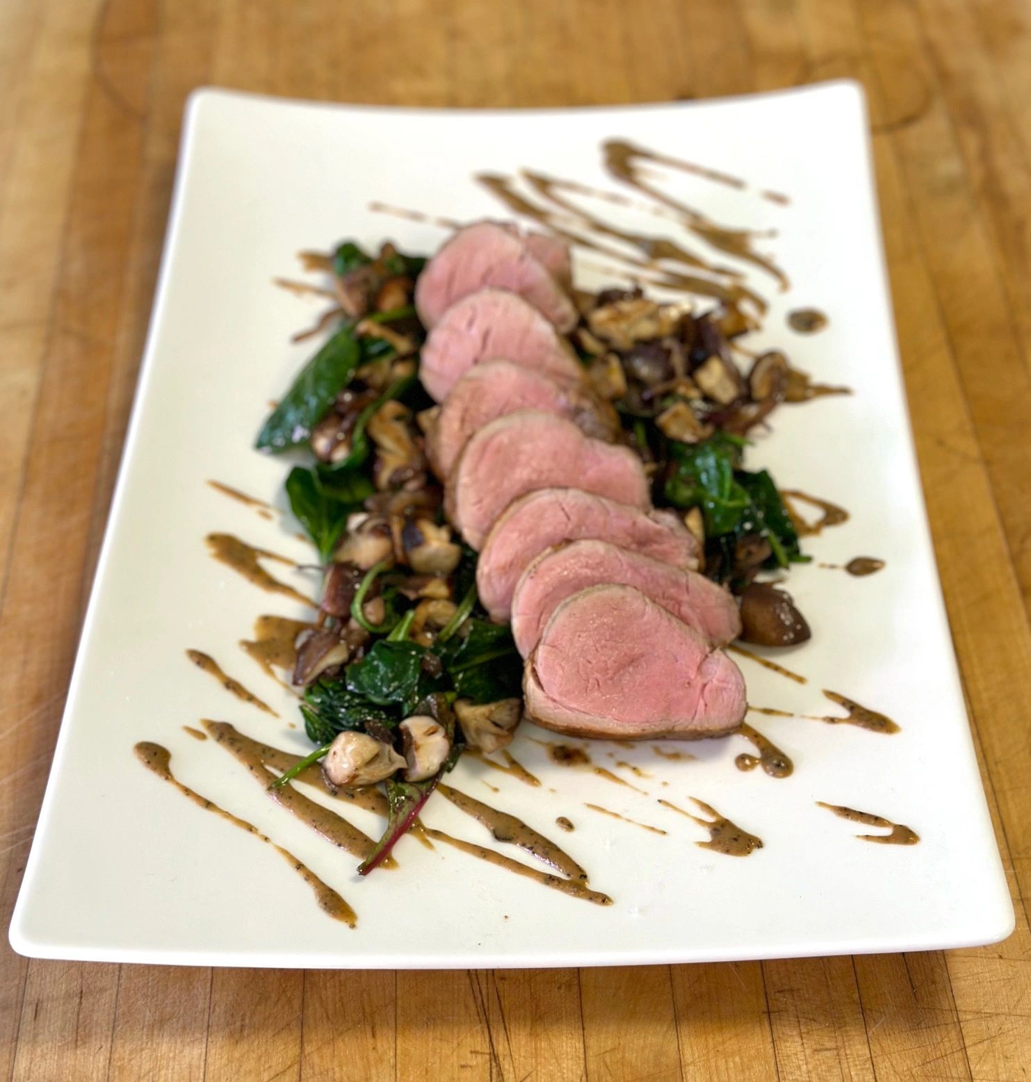 Pork Tenderloin with Shiitake Mushroms