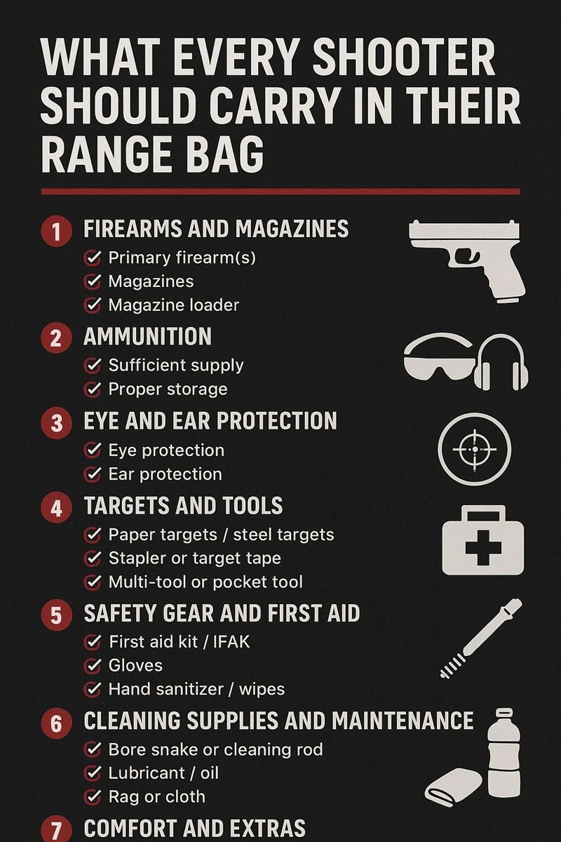 What Every Shooter Should Carry in Their Range Bag Always
