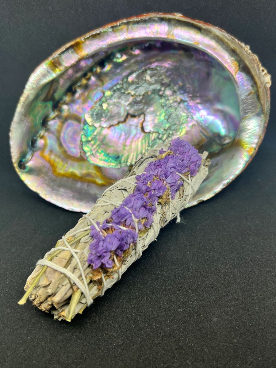 Abalone Shell and Sage Stick