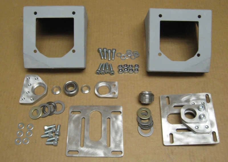 Front Strut Camber Boxes with Camber Plates