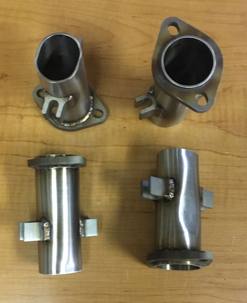 Tangerine Racing Exhaust Stub Pipes, Set of 4