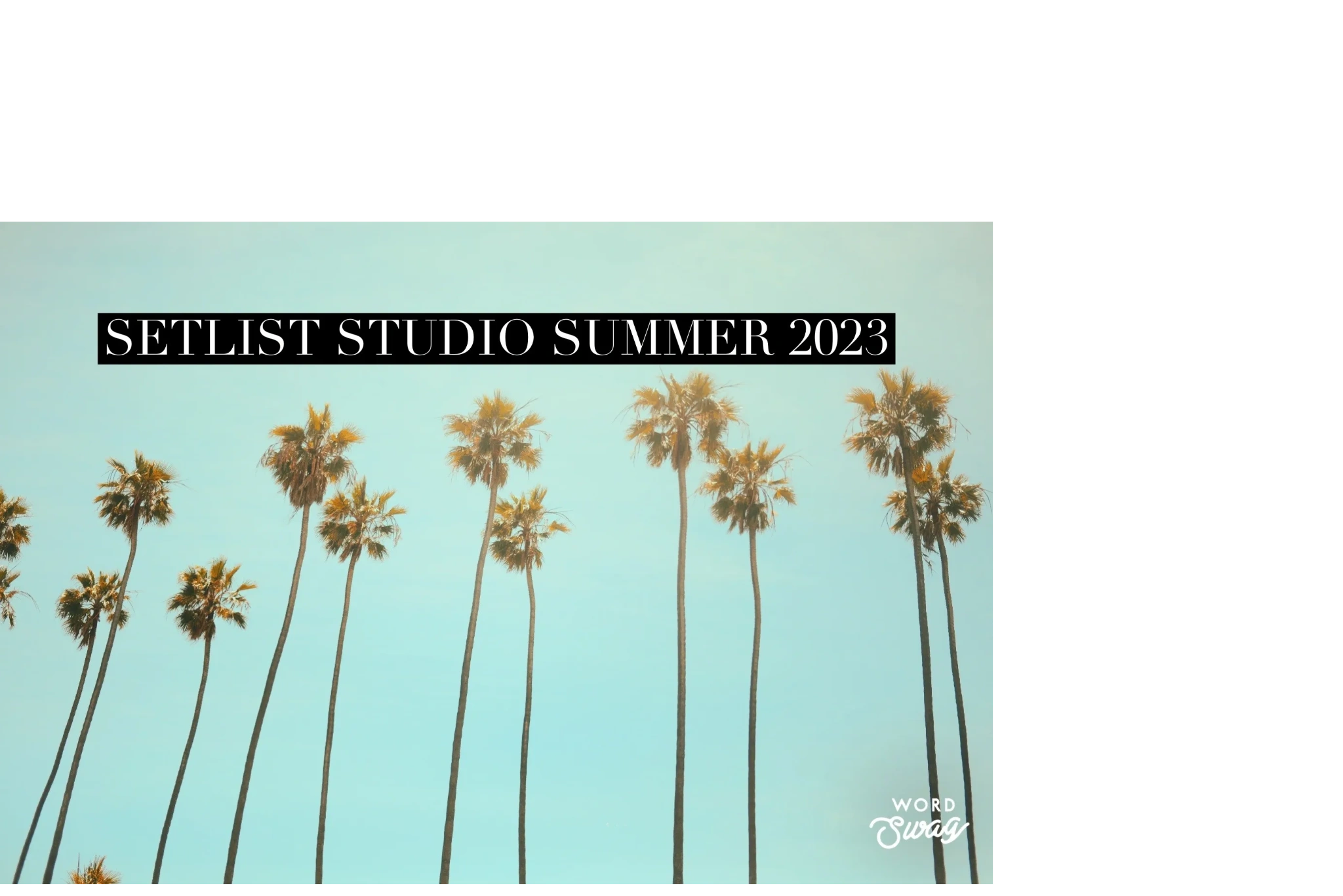 Setlist Studio - Home