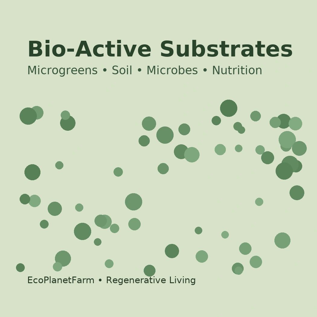 Bio-Active Substrates: The Living Bridge Between Soil, Microgreen