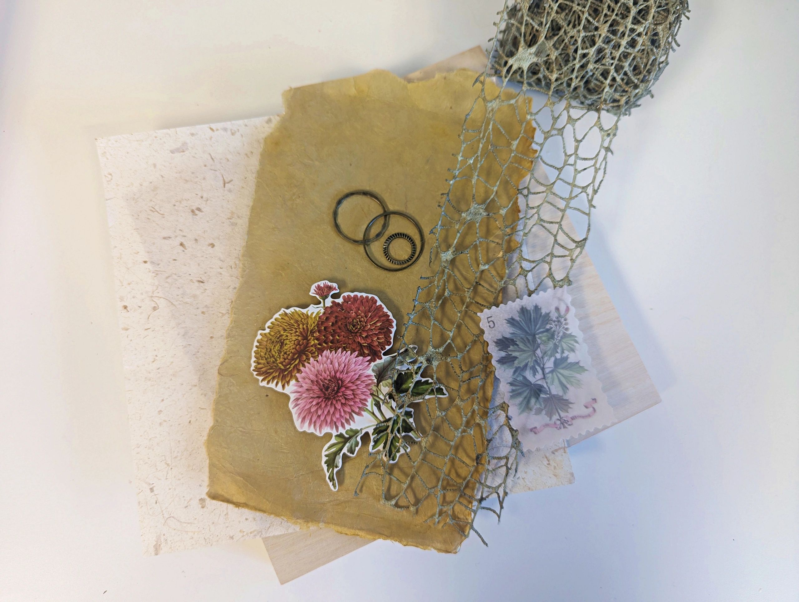 SALE! 8-24 Encaustic 101 with Mixed Media/Collage hybrid