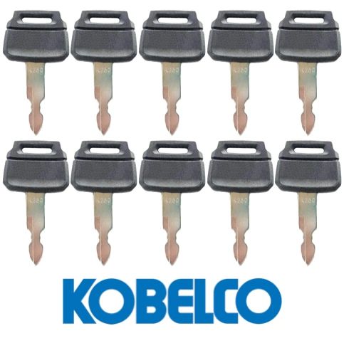 Kobelco K250 #5 Ignition Key (10 Pack) Also fits Kawasaki Loaders, Case ...