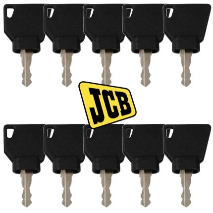 JCB IGNITION KEY 14607 (10 PACK) #16 / 701/45501A / 14603 / 8035807 / EKC78