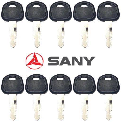 Sany 60022654 Ignition Key (10 Pack) #64 EKC68
