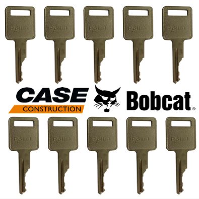 6693241 Bobcat Ignition Key, 6709527, D250 (10 Pack) #3 / Case Key ...