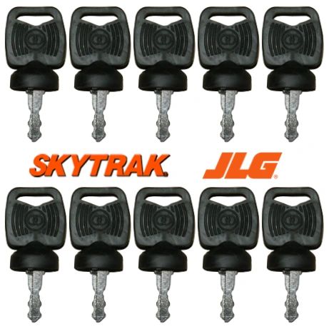 8035807 SkyTrak Key (10 pack) Also fits JLG Machine Keys #16 EKC75